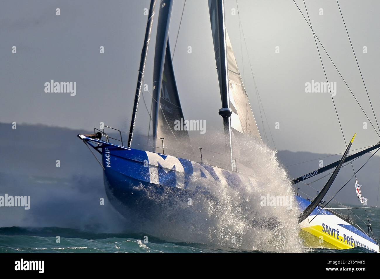 France. 07th Nov, 2023. Macif, Charlie Dalin, Pascal BIDEGORRY ...
