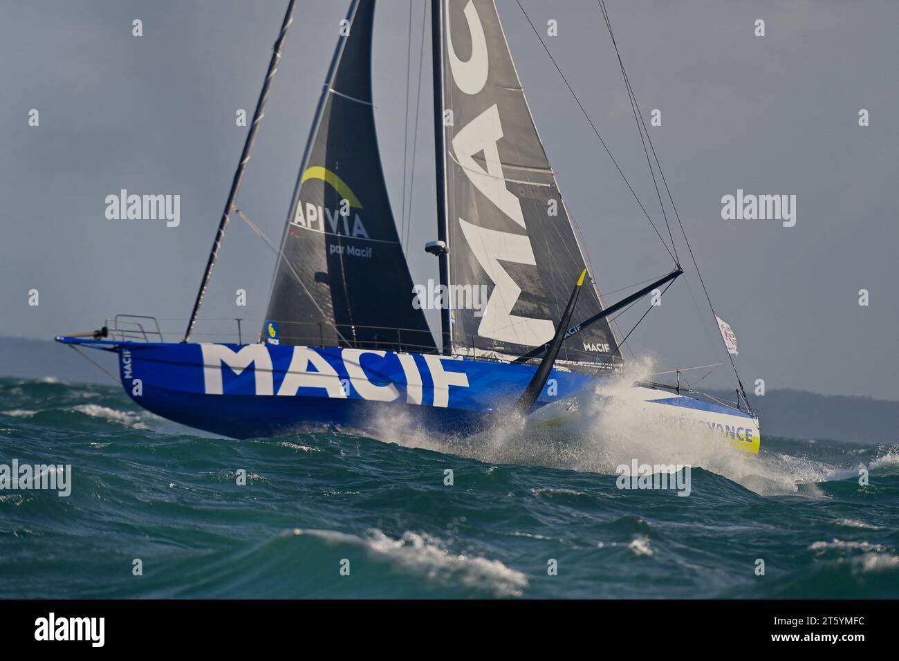 France. 07th Nov, 2023. Macif, Charlie Dalin, Pascal BIDEGORRY ...