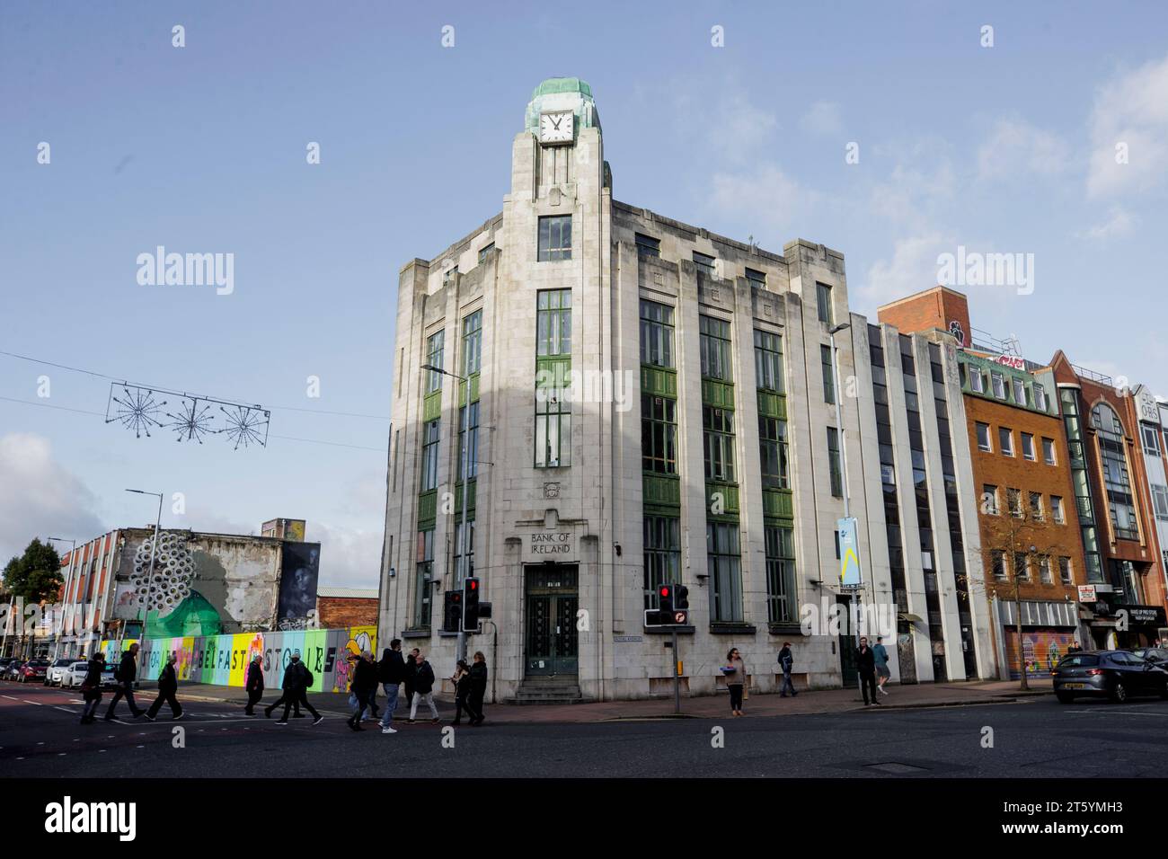 Exterior of the former Bank of Ireland building on Royal Avenue in ...