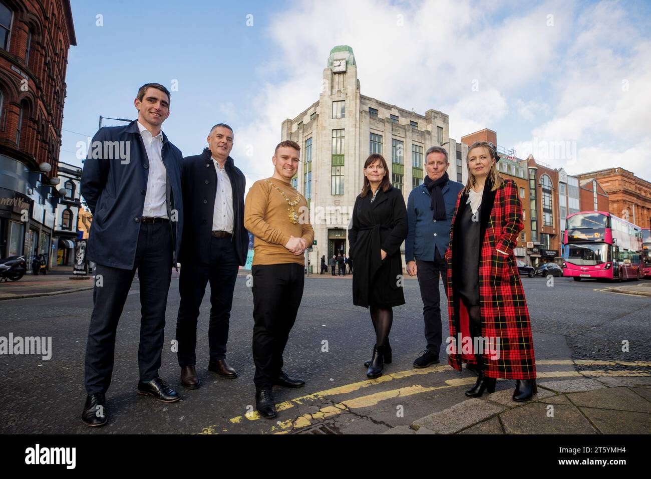 (from left) Tim Hanna, Director at Gleeds, Paul Crowe, Director at TODD ...