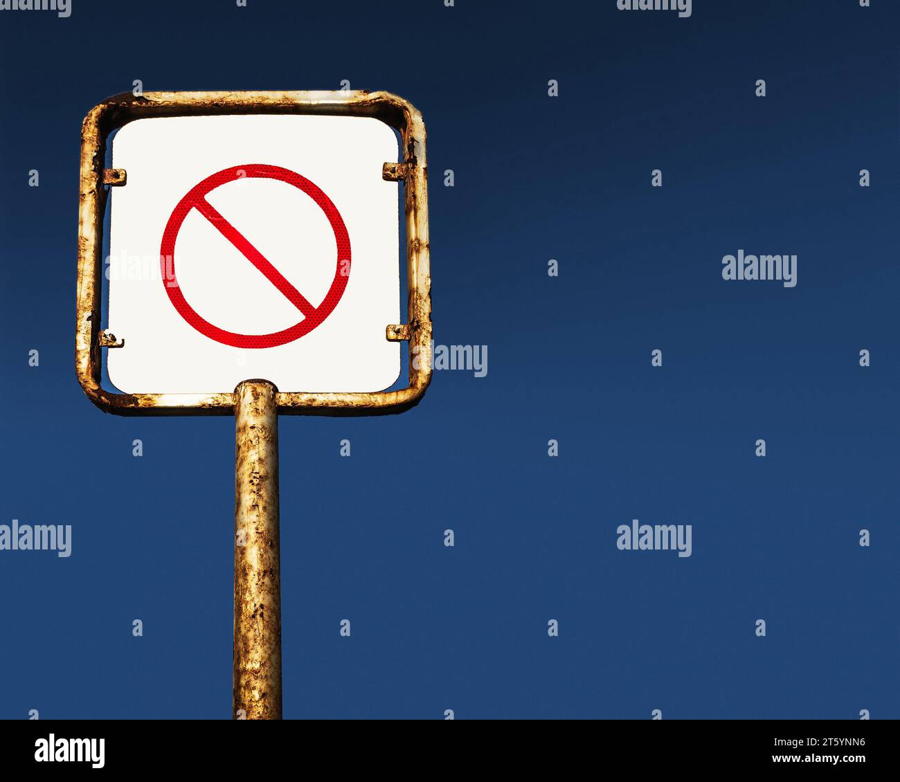 White not allowed interdiction prohibited prohibition hi-res stock ...