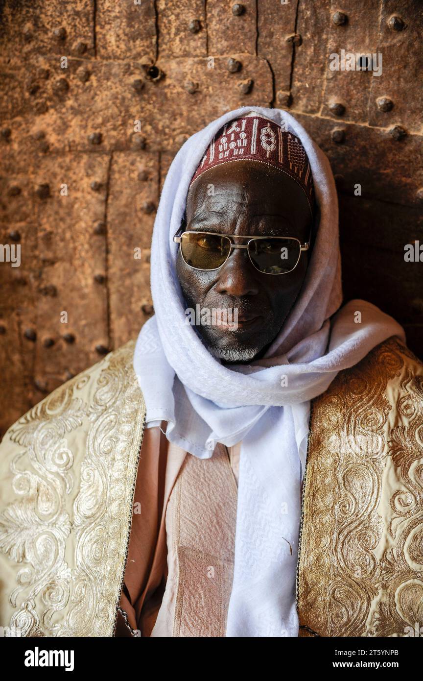 NIGER , Zinder, palace of Sultan of DAMAGARAM El Hadji ABOUBACAR ...