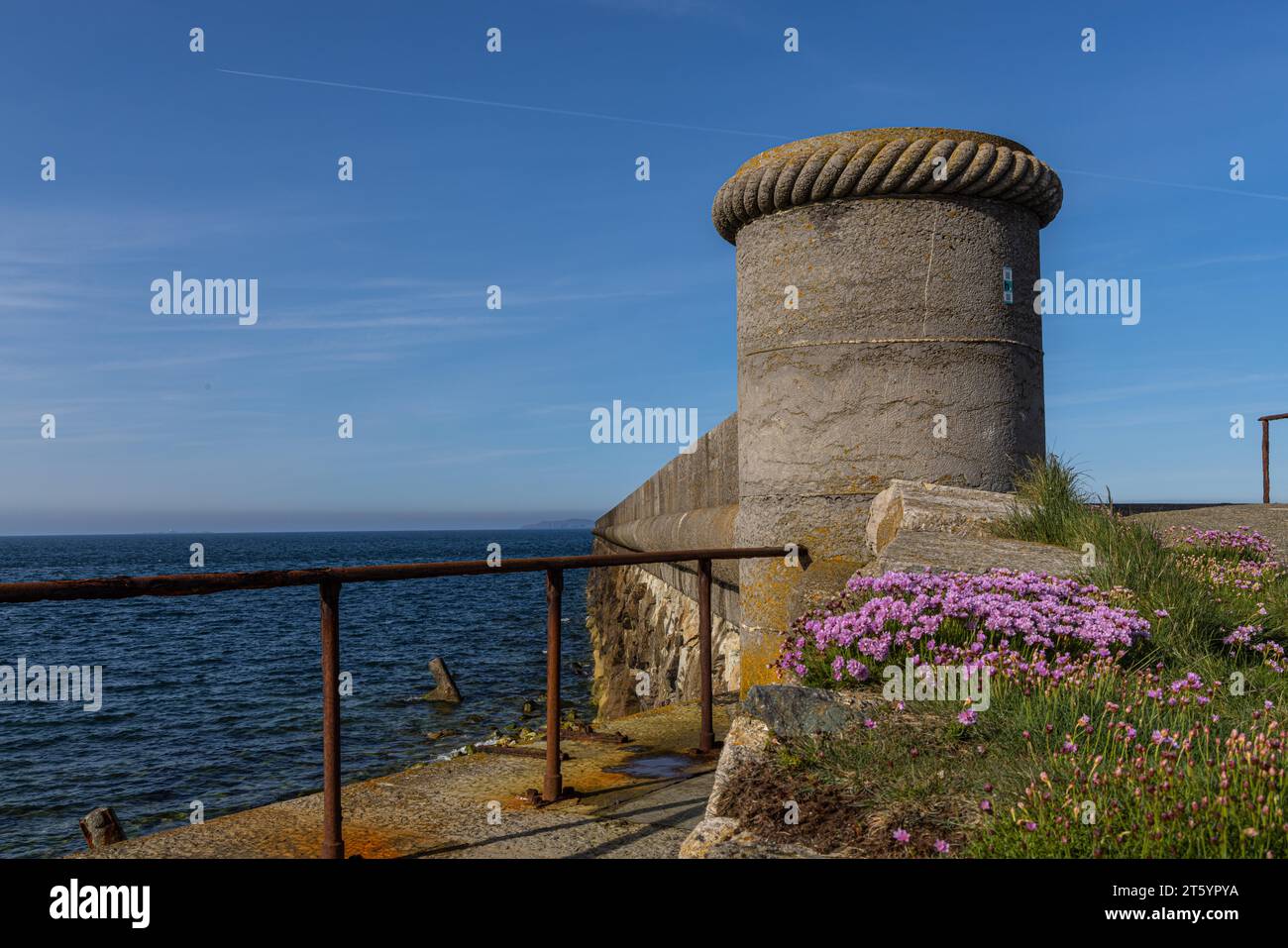 Holyhead harbour, Anglesey, Wales, UK Stock Photo - Alamy