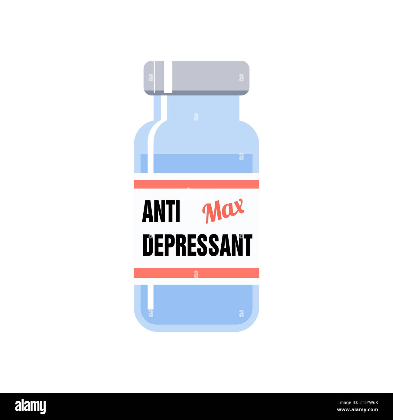 Anti depressant max generic drug bottle. Antidepressant medication vial ...
