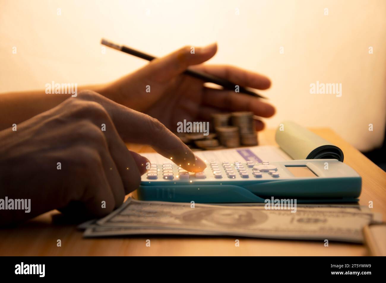 Concepts of interest rates and dividends, investment growth percentages ...