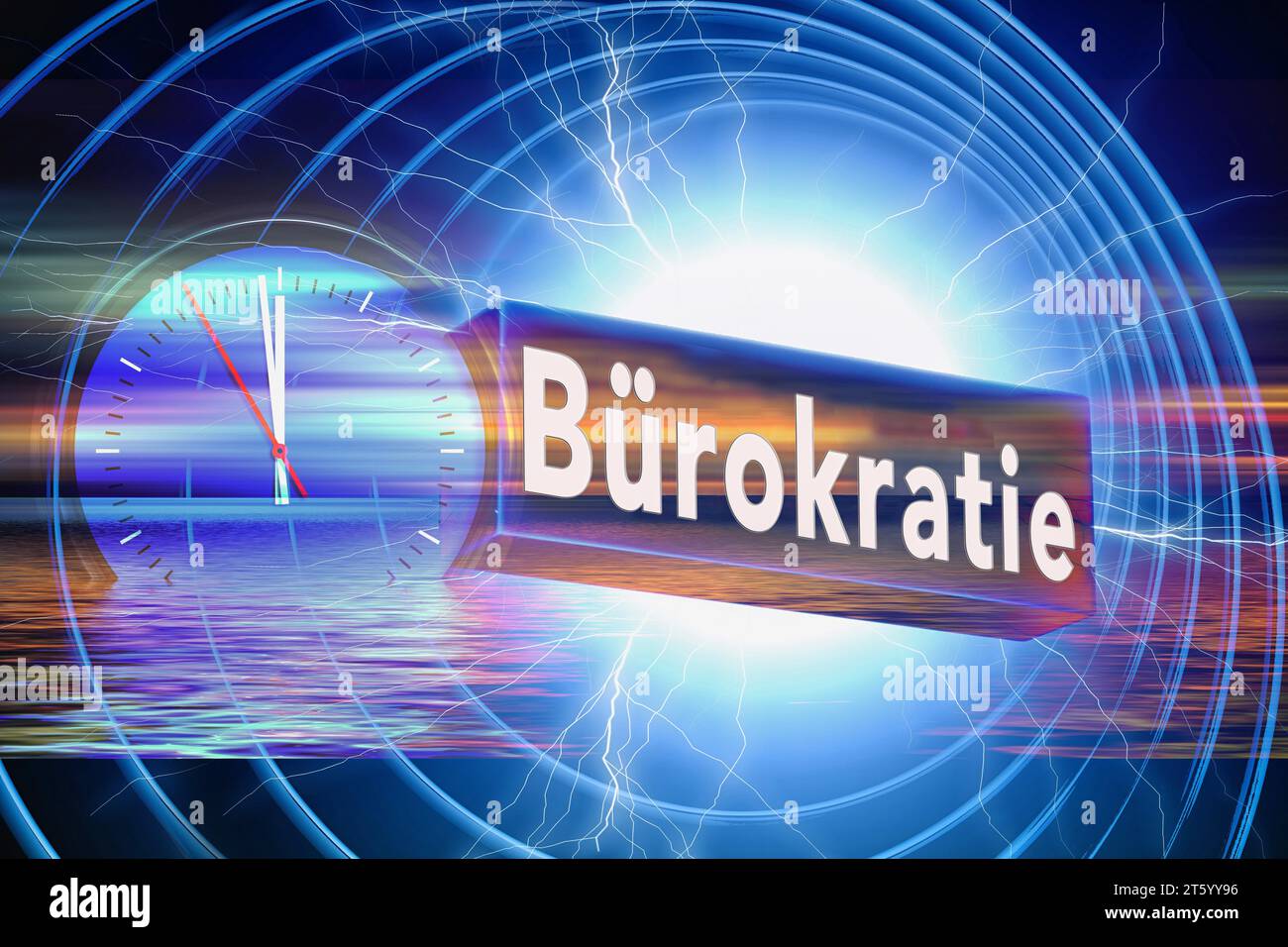 Symbolic image, one to twelve bureaucracy, inefficiently cumbersome ...