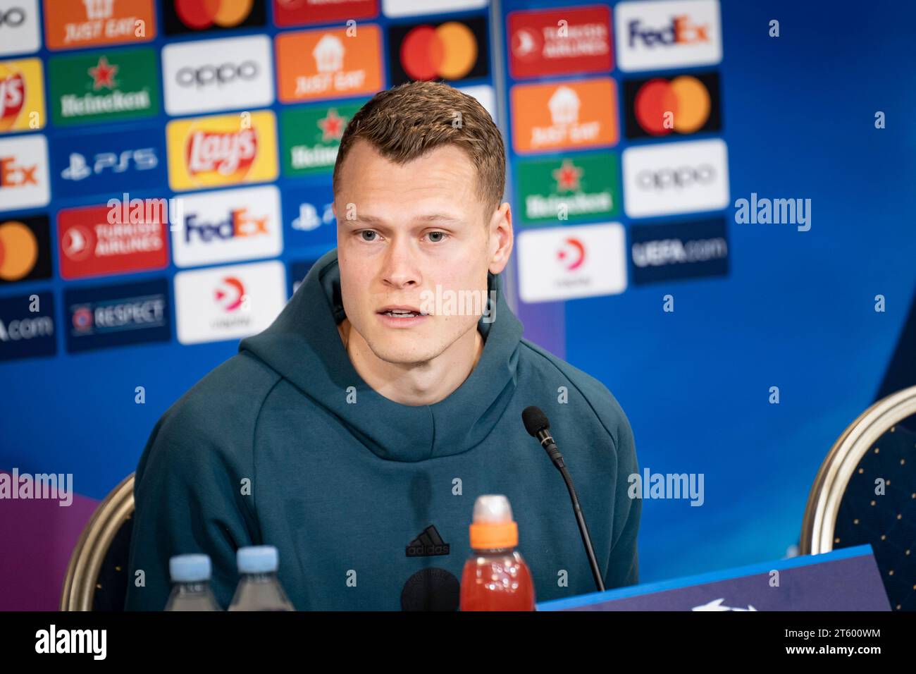 FC Copenhagen's Viktor Claesson during FC Copenhagen's press conference ...