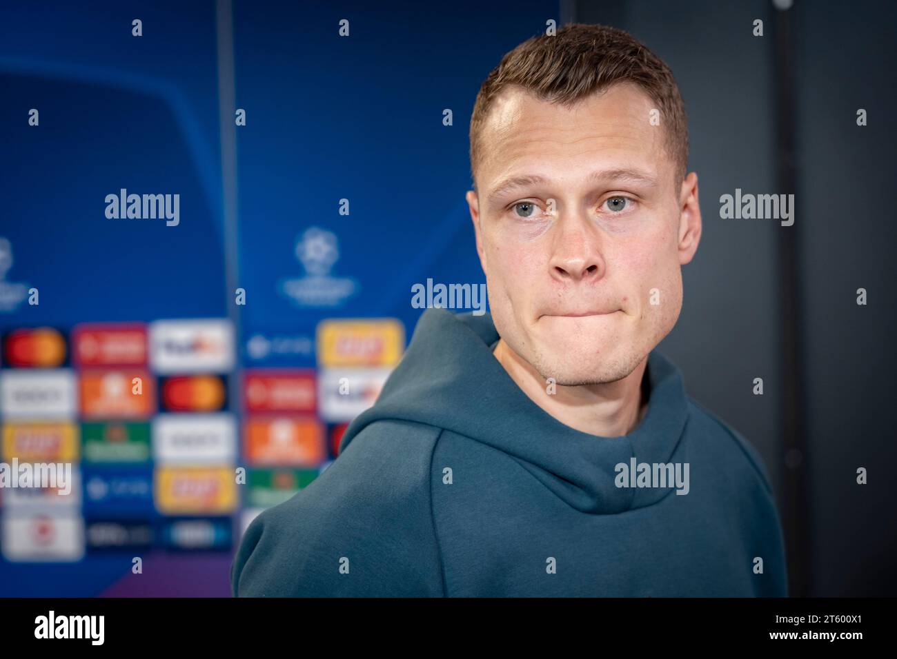 FC Copenhagen's Viktor Claesson during FC Copenhagen's press conference ...