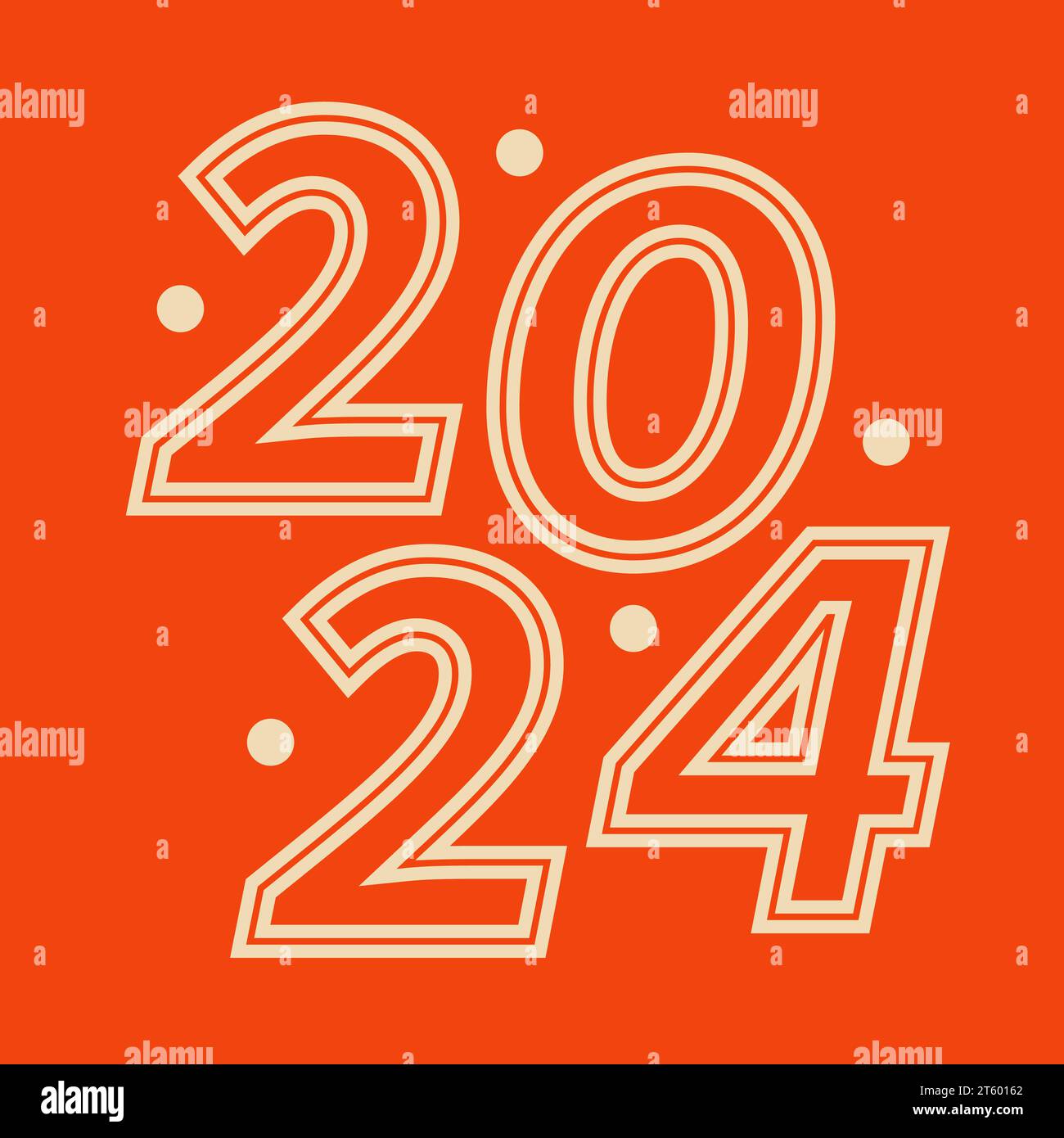 2024 numerals Stock Vector Images - Alamy