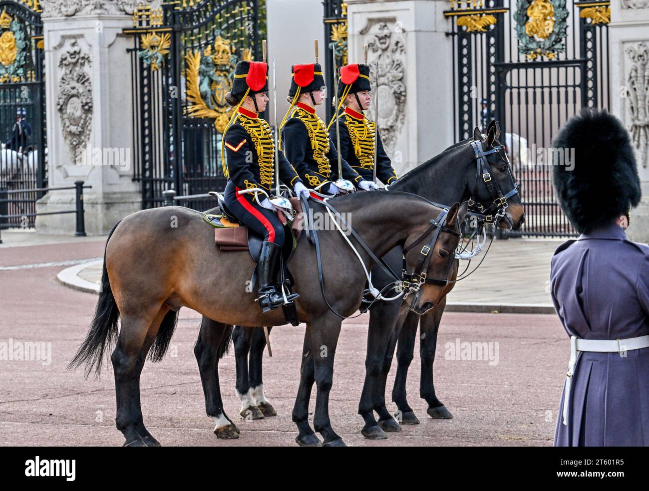 London, UK. 07th Nov, 2023. Mounted Soldiers of the Kings Troop, Royal ...