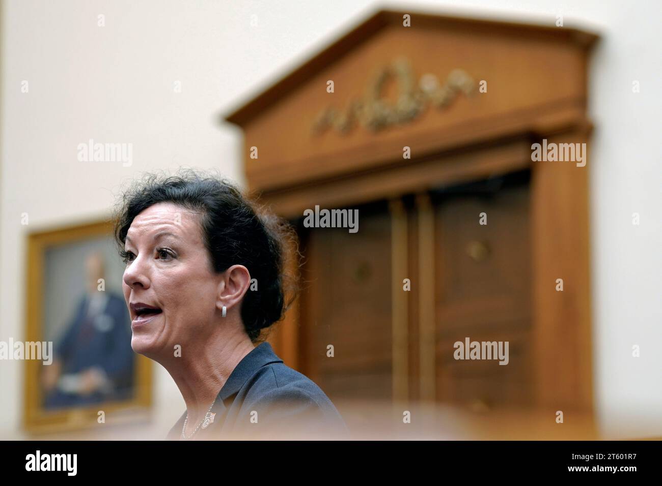 Federal Bureau of Prisons Director Colette Peters testifies during a ...