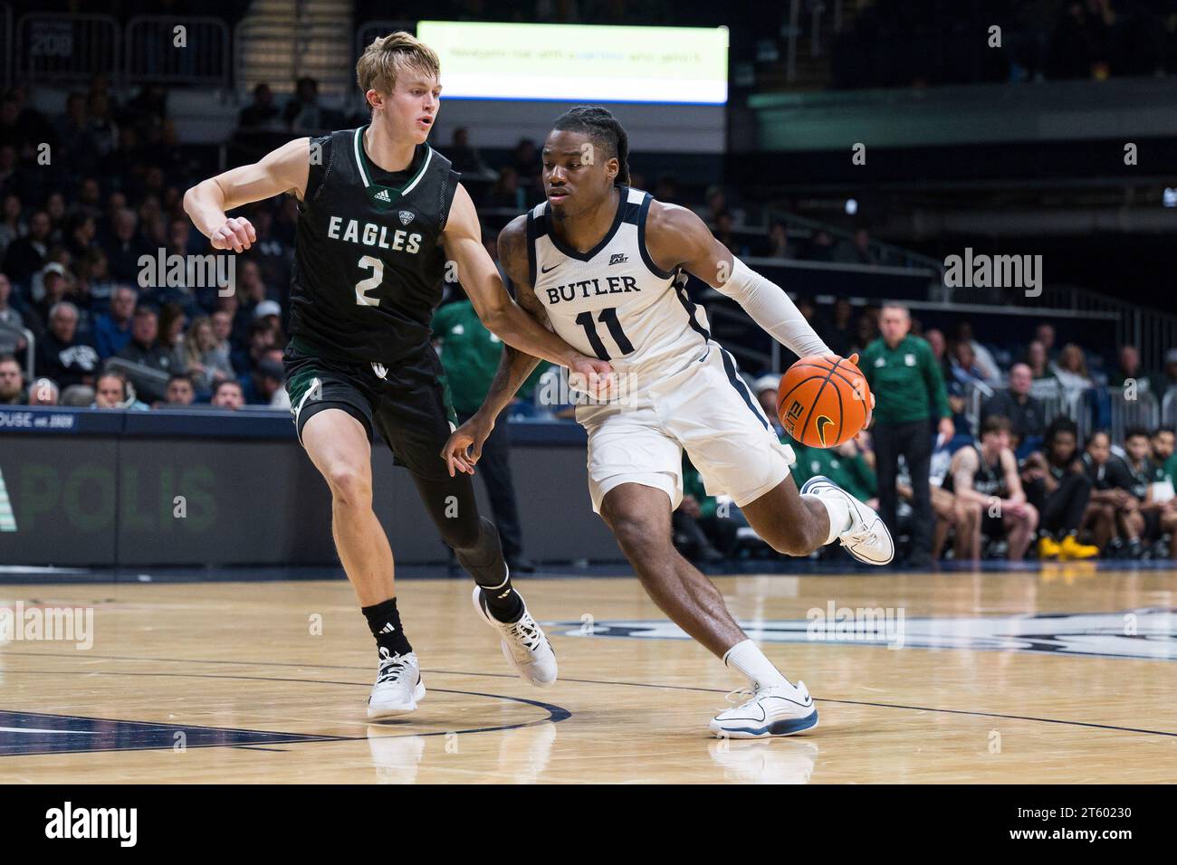 INDIANAPOLIS, IN - NOVEMBER 06: Butler Bulldogs forward Jahmyl Telfort ...