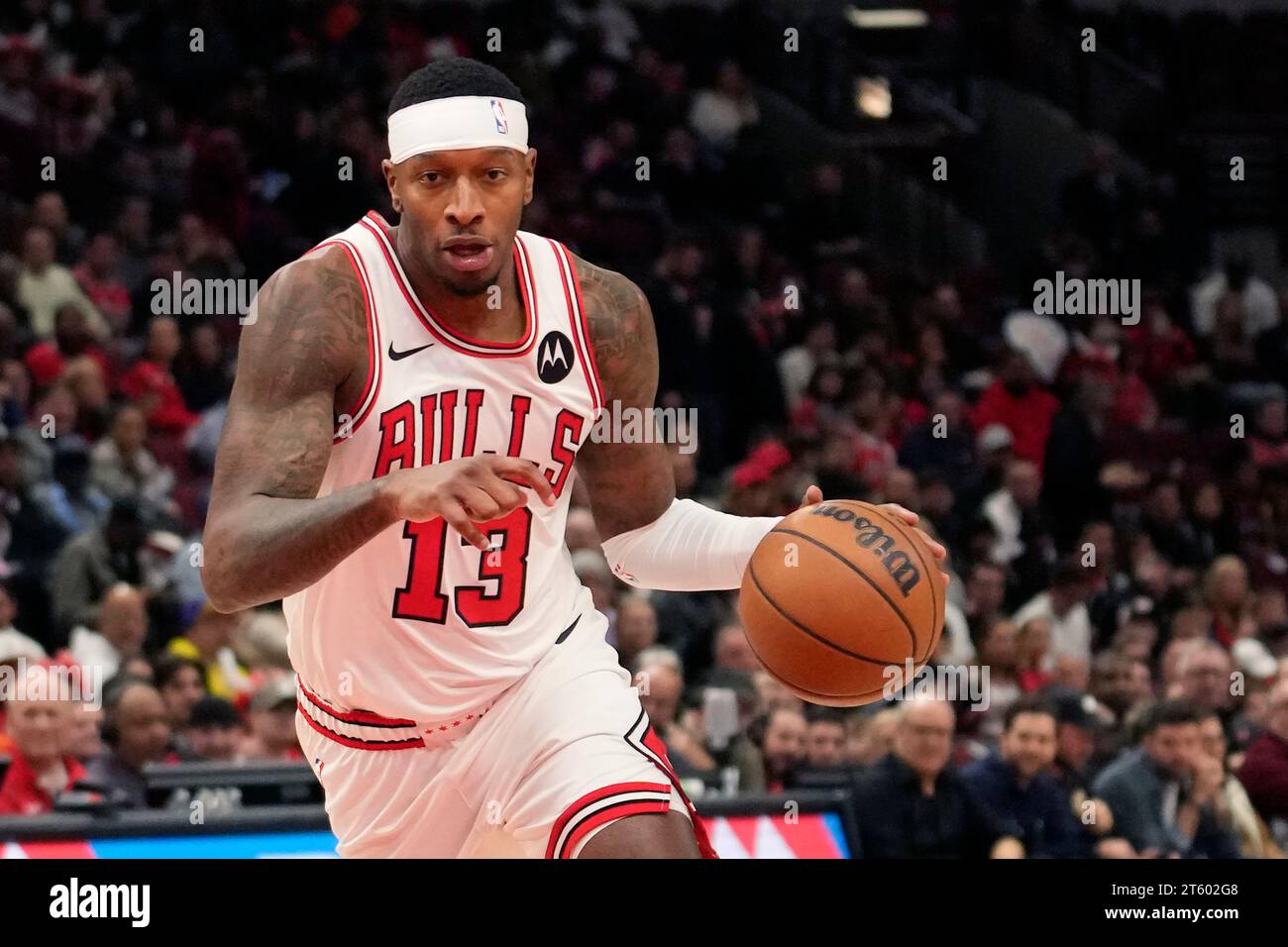 Chicago Bulls' Torrey Craig drives the lane during an NBA basketball ...