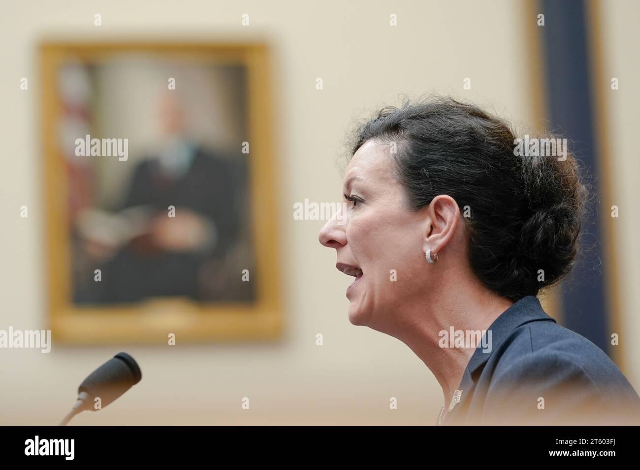 Federal Bureau of Prisons Director Colette Peters testifies during a ...