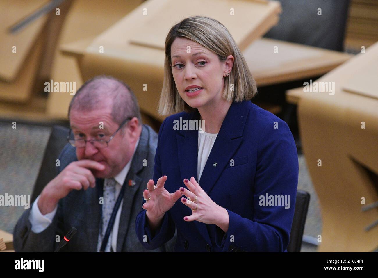 Edinburgh Scotland, UK 07 November 2023. Jenny Gilruth MSP Cabinet ...