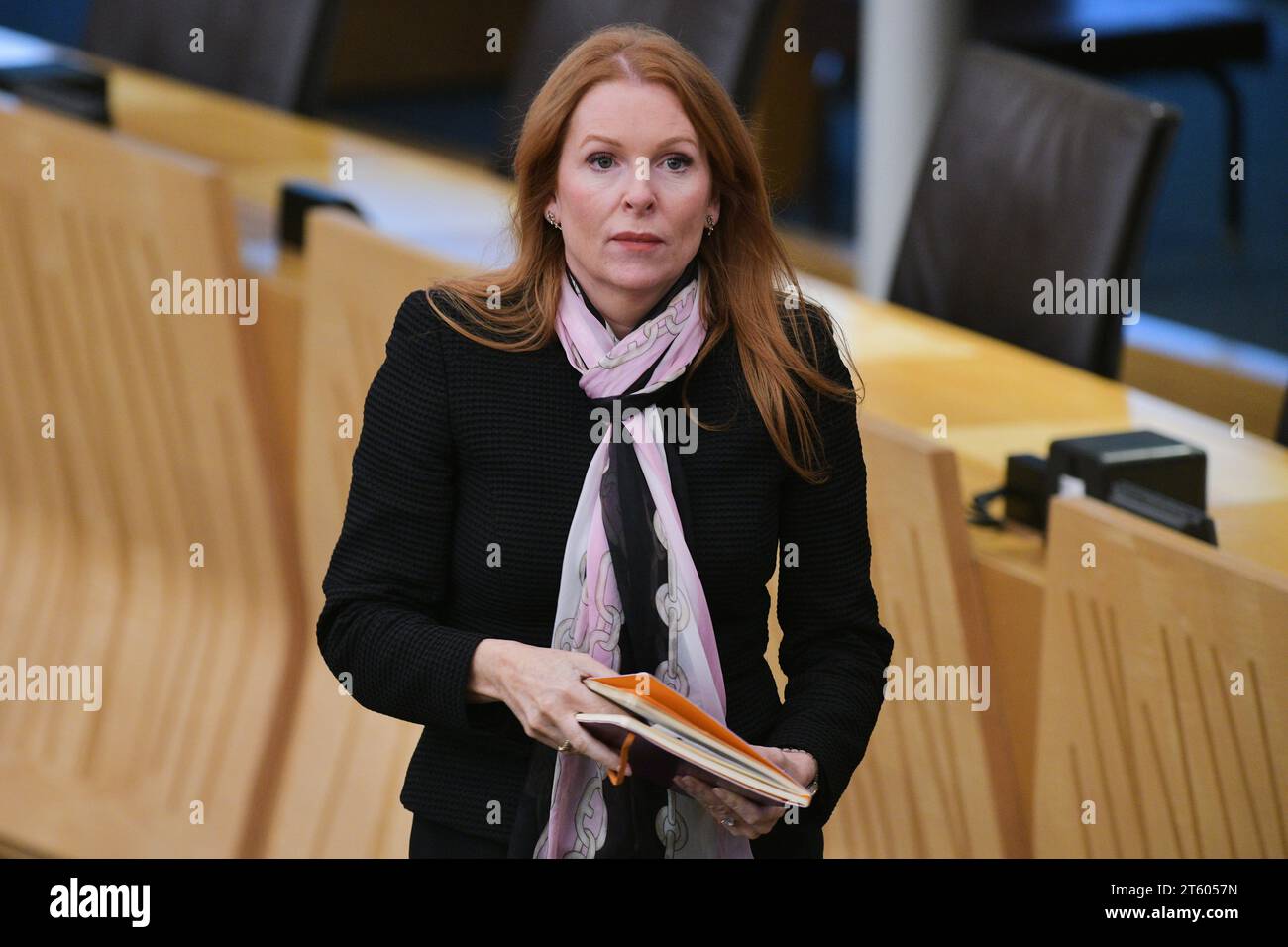 Edinburgh Scotland, UK 07 November 2023. Ash Regan at the Scottish ...