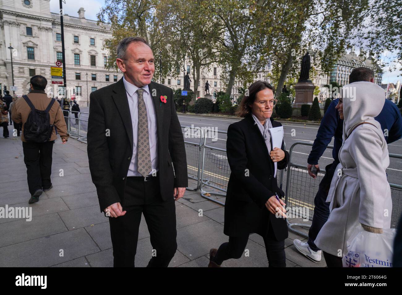 London, UK. 7 November 2023. Simon Hart, Conservative MP for Carmarthen ...