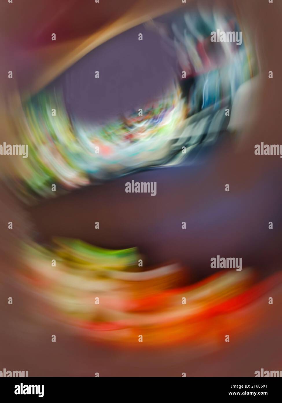 Blur large selection of dry organic seeds and a weighing scale at an ...