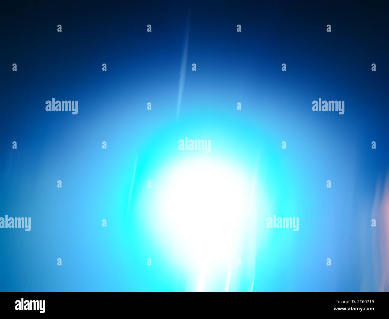 Successful space rocket lift off into cosmos empty blurred background ...