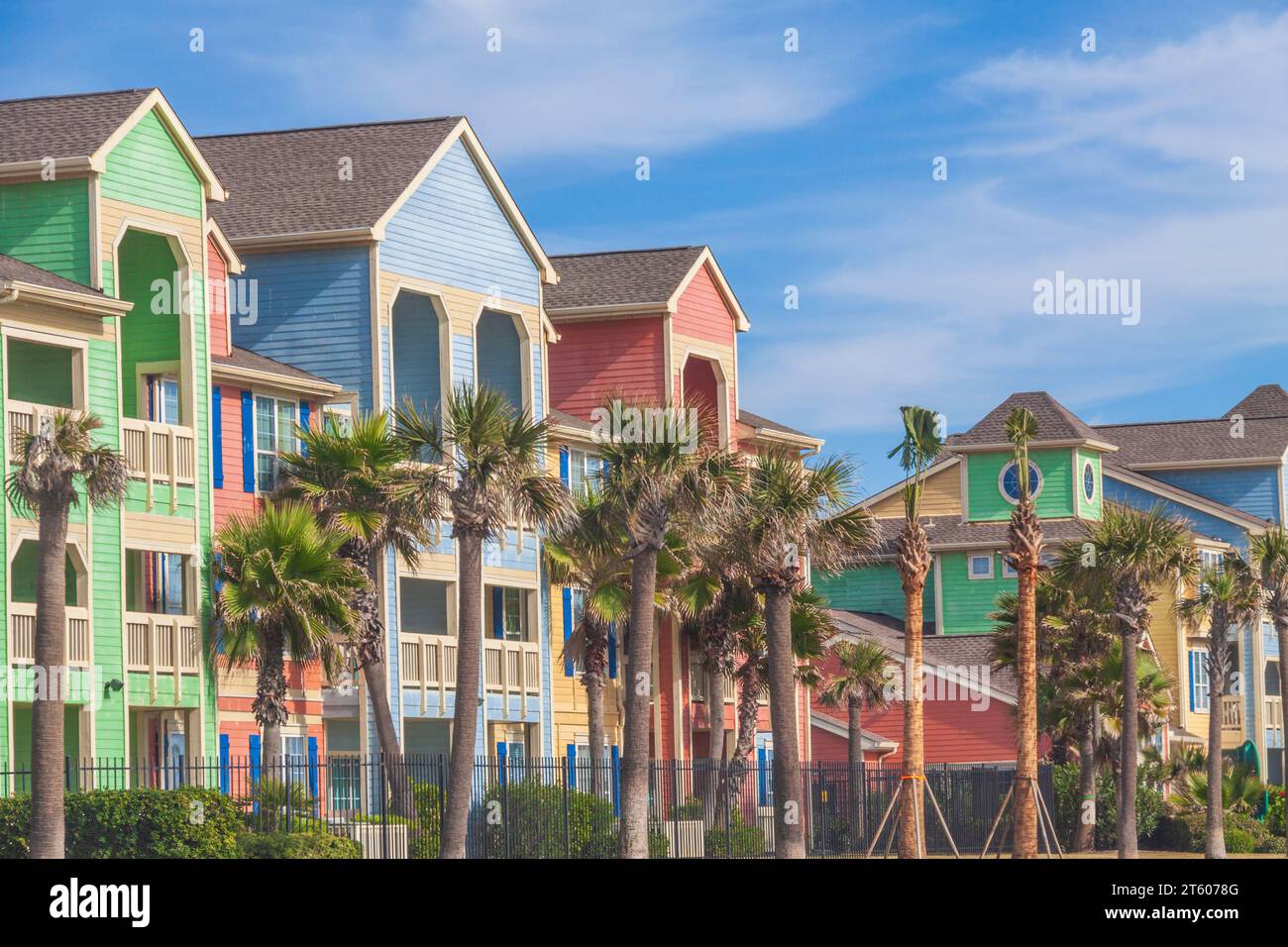 Galveston Texas on Galveston Island Stock Photo - Alamy