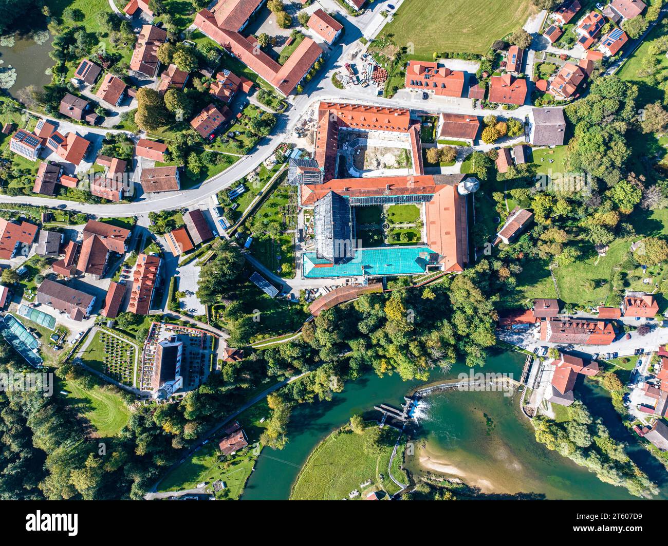 Loisach with beuerberg monastery hi-res stock photography and images ...