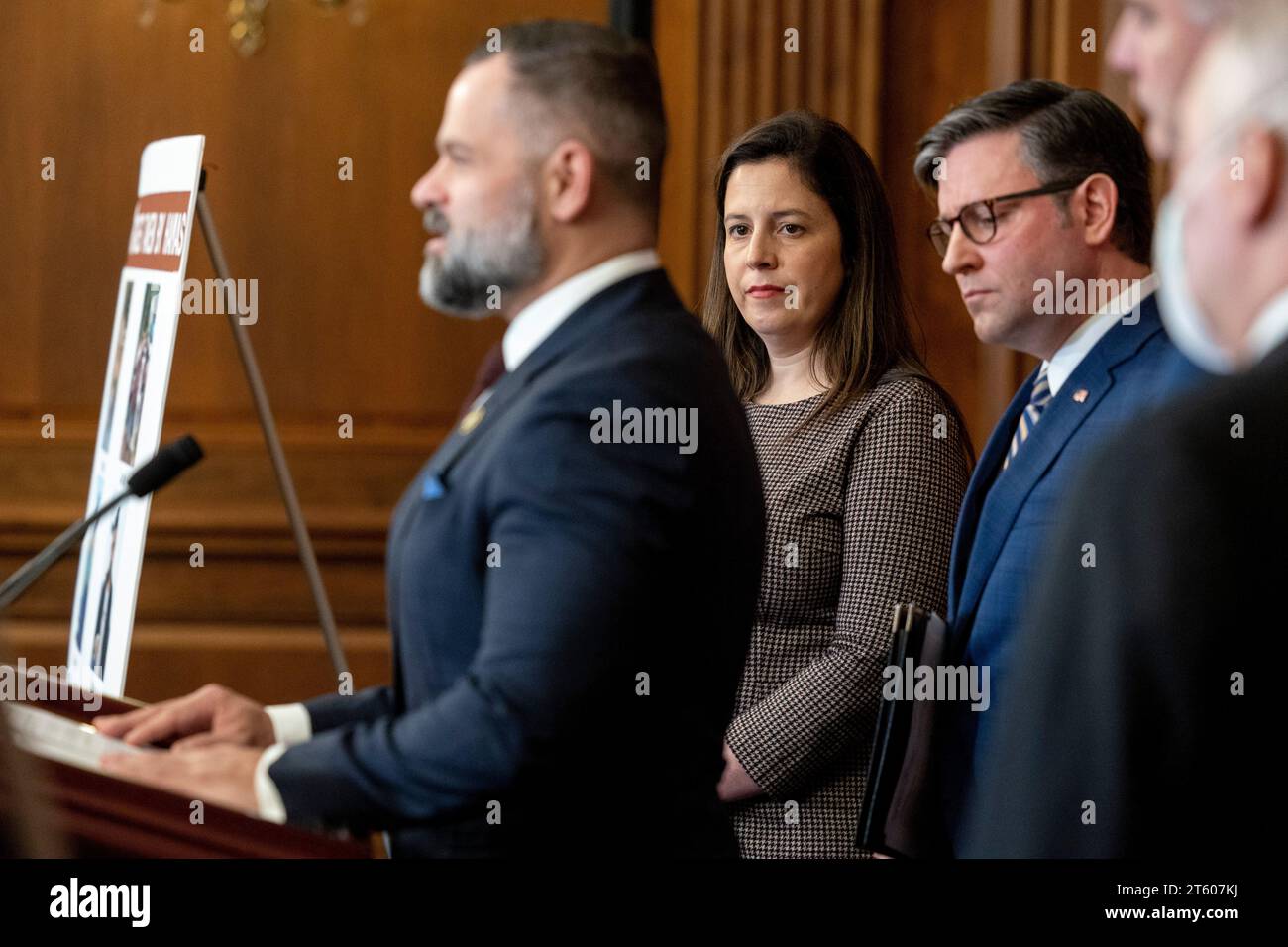 Rep. Cory Mills, R-Fla., speaks as Republican conference Chairwoman Rep ...