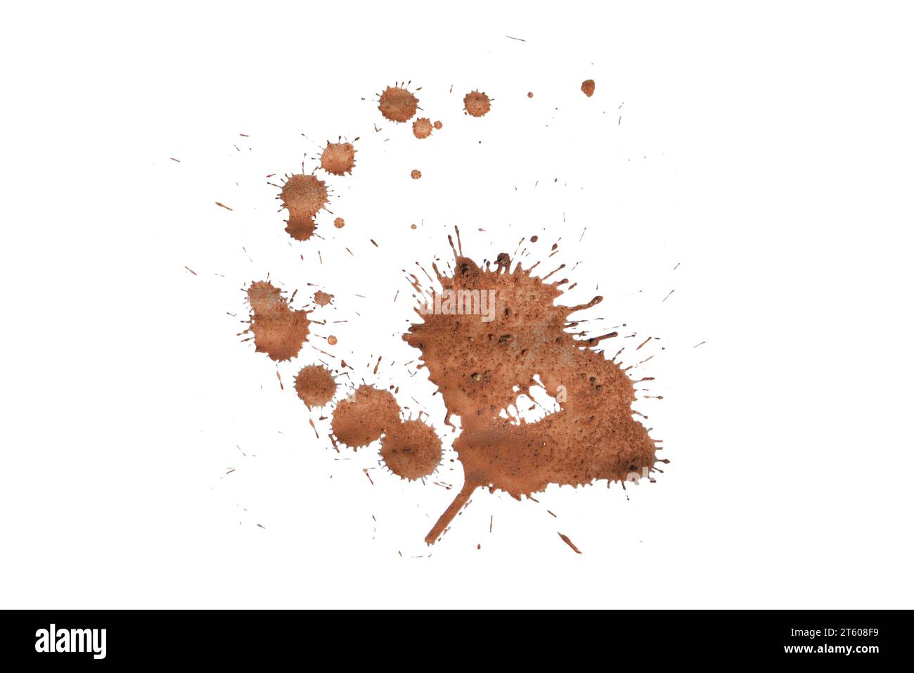 mud isolated on white background Stock Photo - Alamy