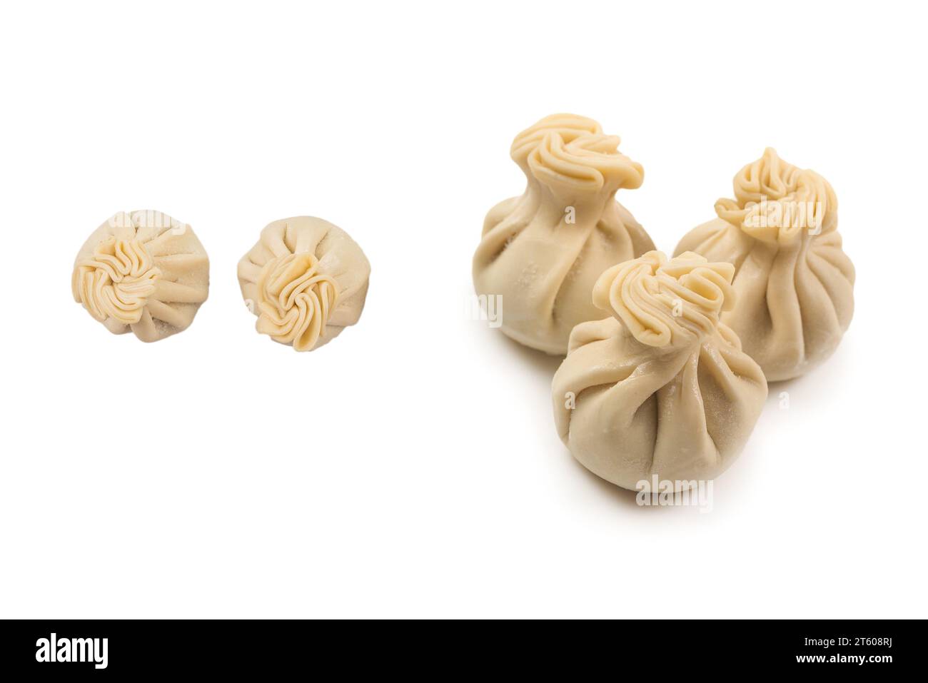 Khinkali georgian food Cut Out Stock Images & Pictures - Alamy