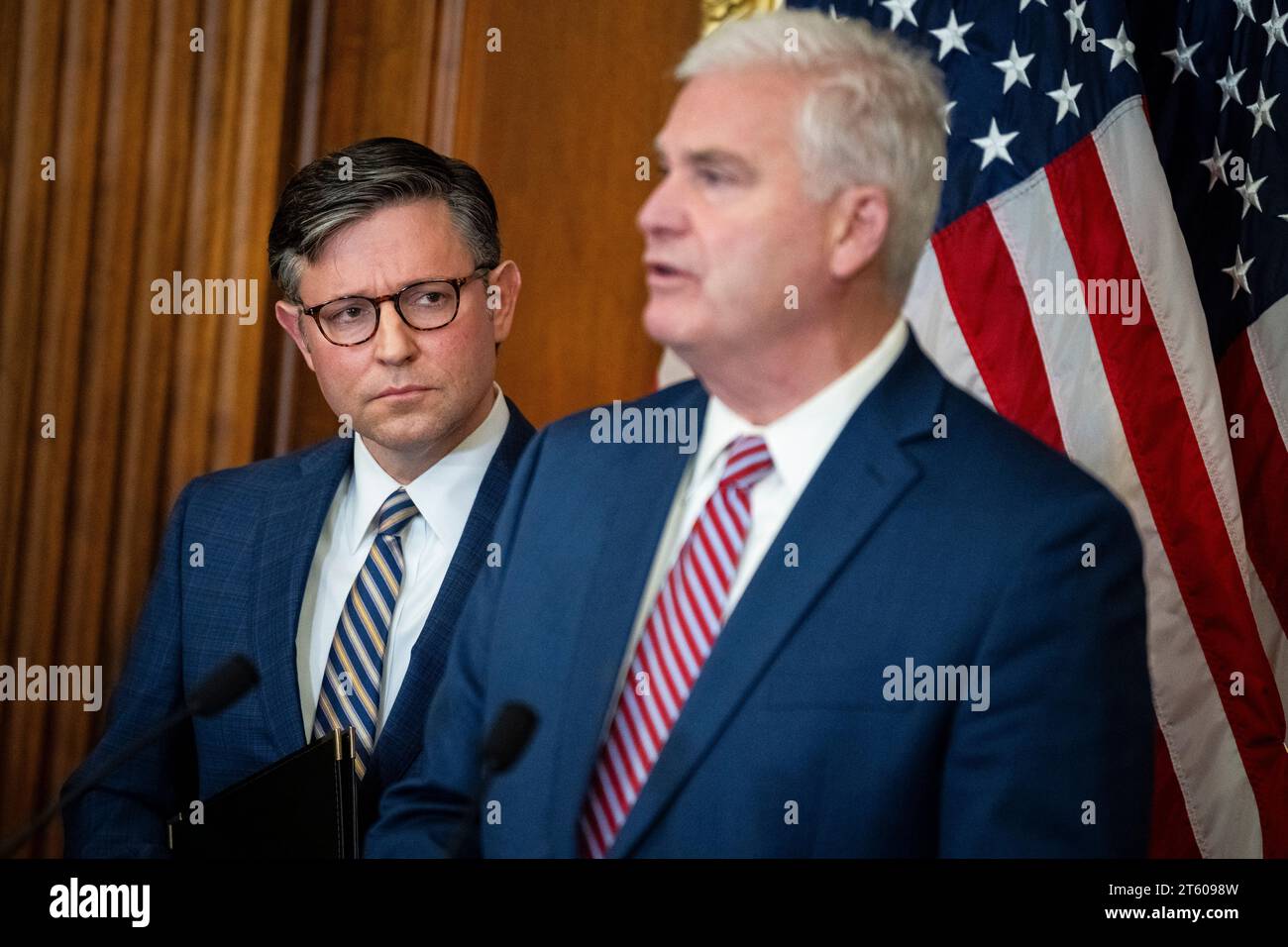 Washington, USA. 07th Nov, 2023. Speaker of the House Mike Johnson (R ...