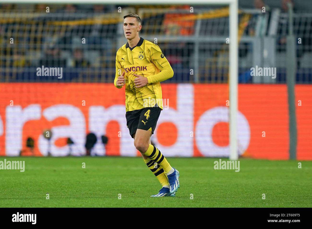 Borussia dortmund defender nico schlotterbeck 4 hi-res stock ...