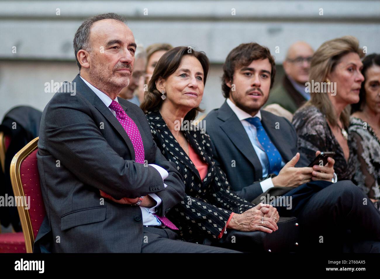 Judge Manuel Marchena (left), attends the ceremony to award diplomas to ...