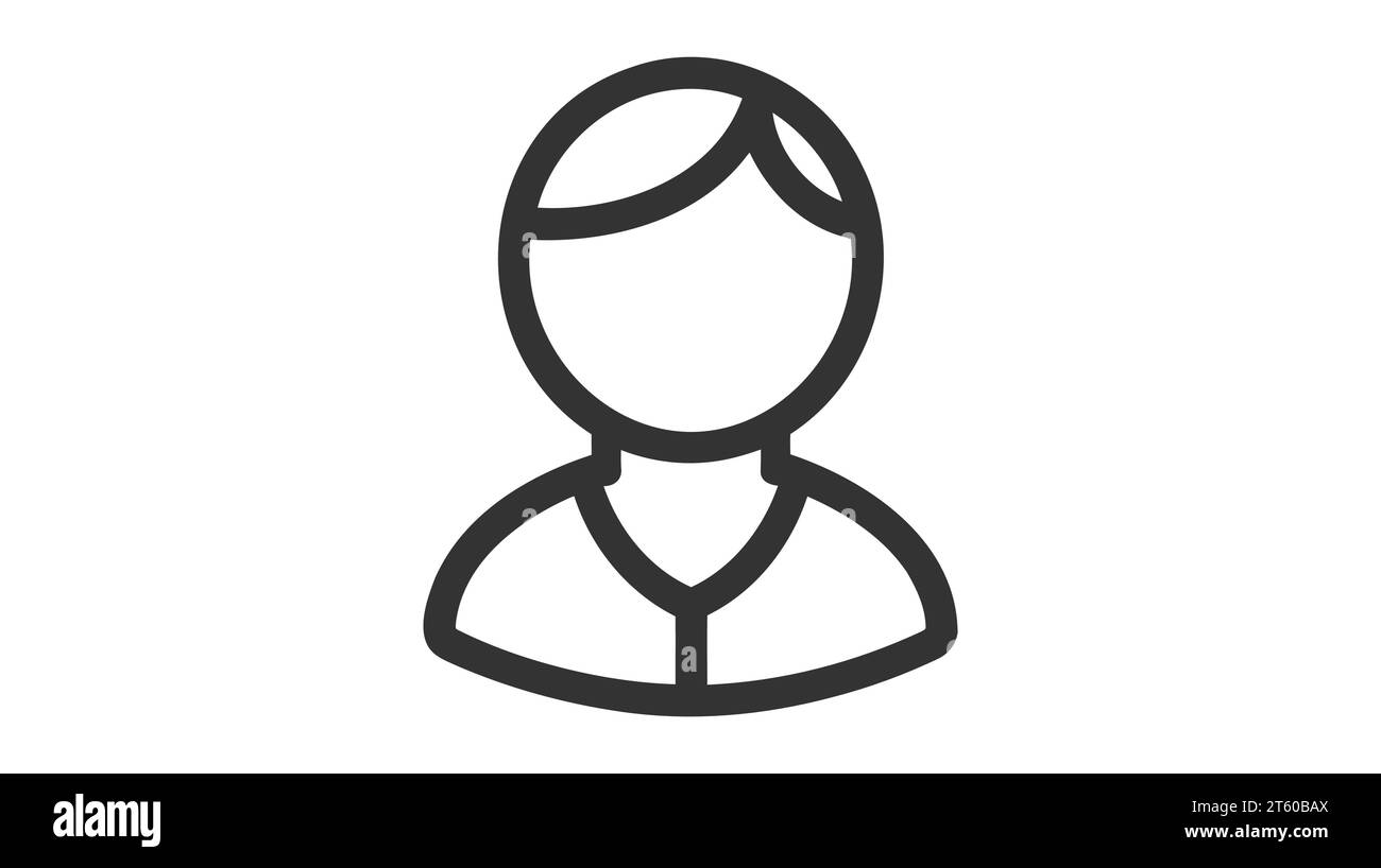 Person icon. Vector illustration isolated on white background Stock ...