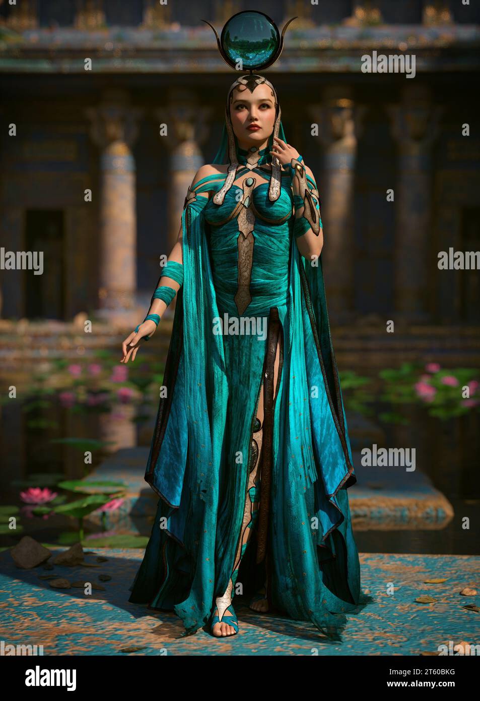 Egyptian lily hi-res stock photography and images - Alamy