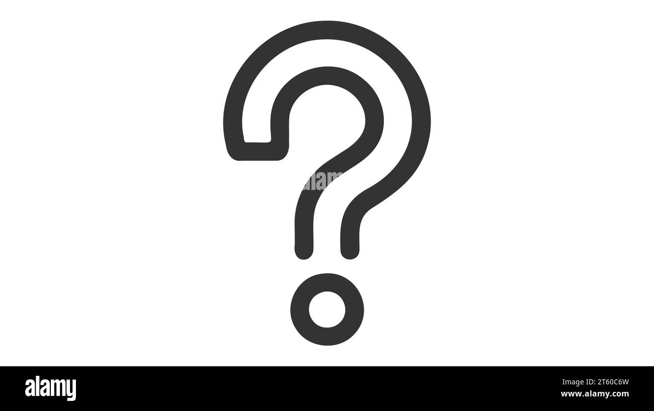 Question mark sign in a speech bubble vector icon on white background ...