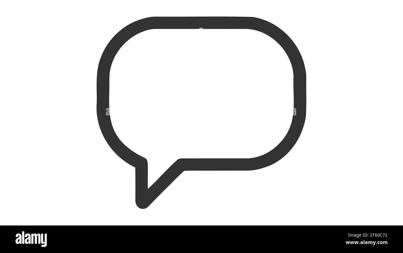 Talk bubble speech icon. Blank empty bubbles vector design elements ...