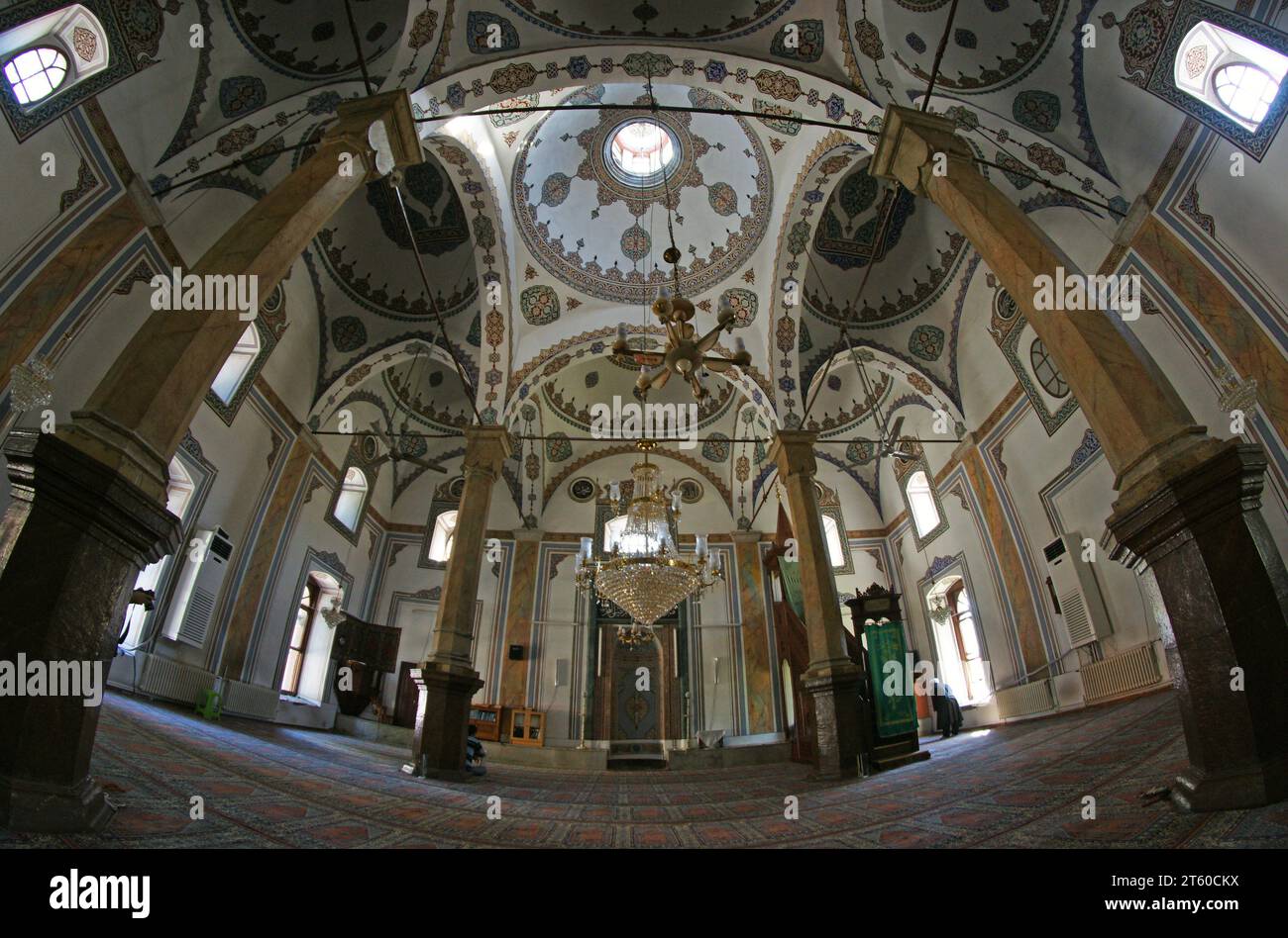 Celebi Mehmet Mosque, located in the Turkish town of Sogut, was built ...