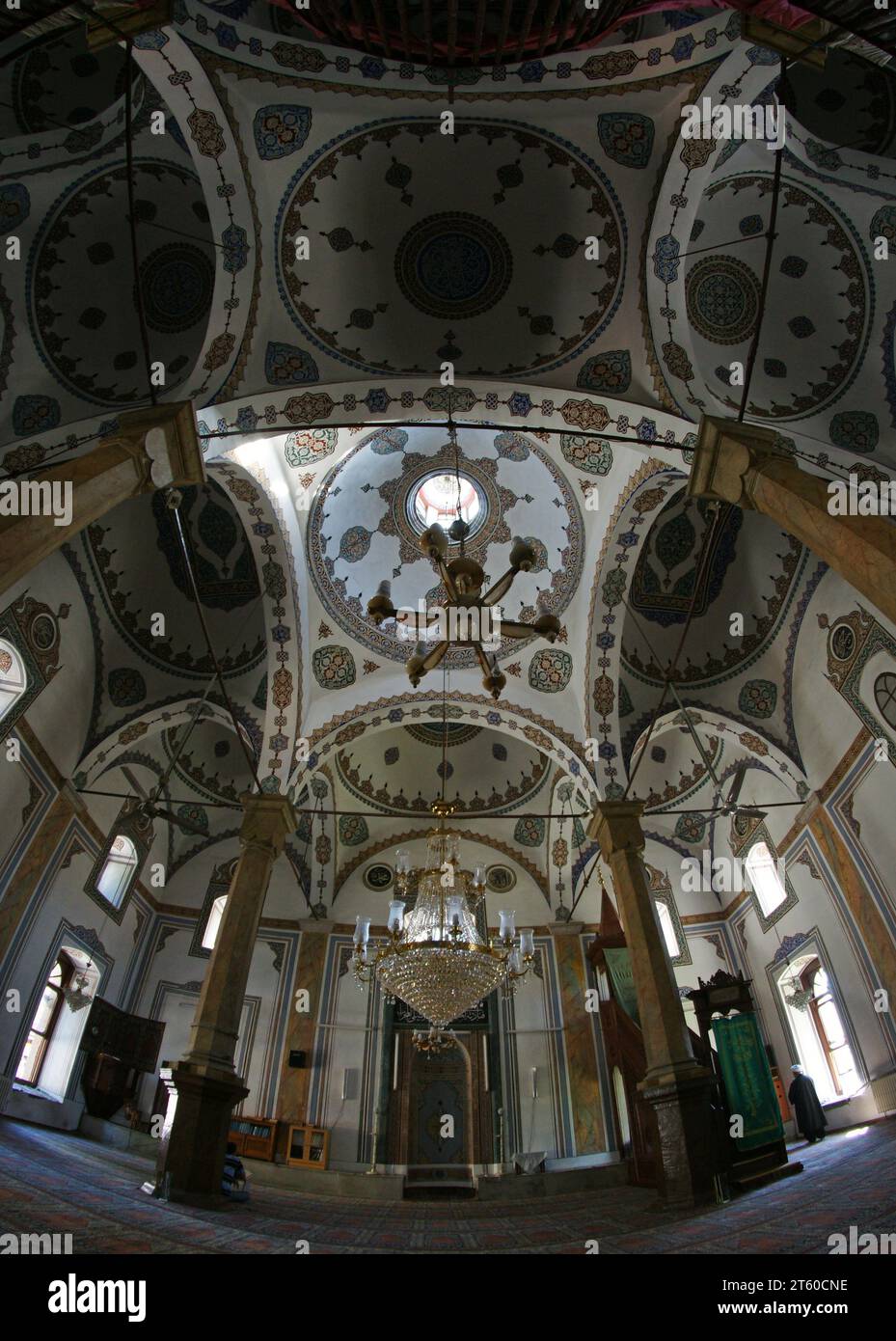 Celebi Mehmet Mosque, located in the Turkish town of Sogut, was built ...