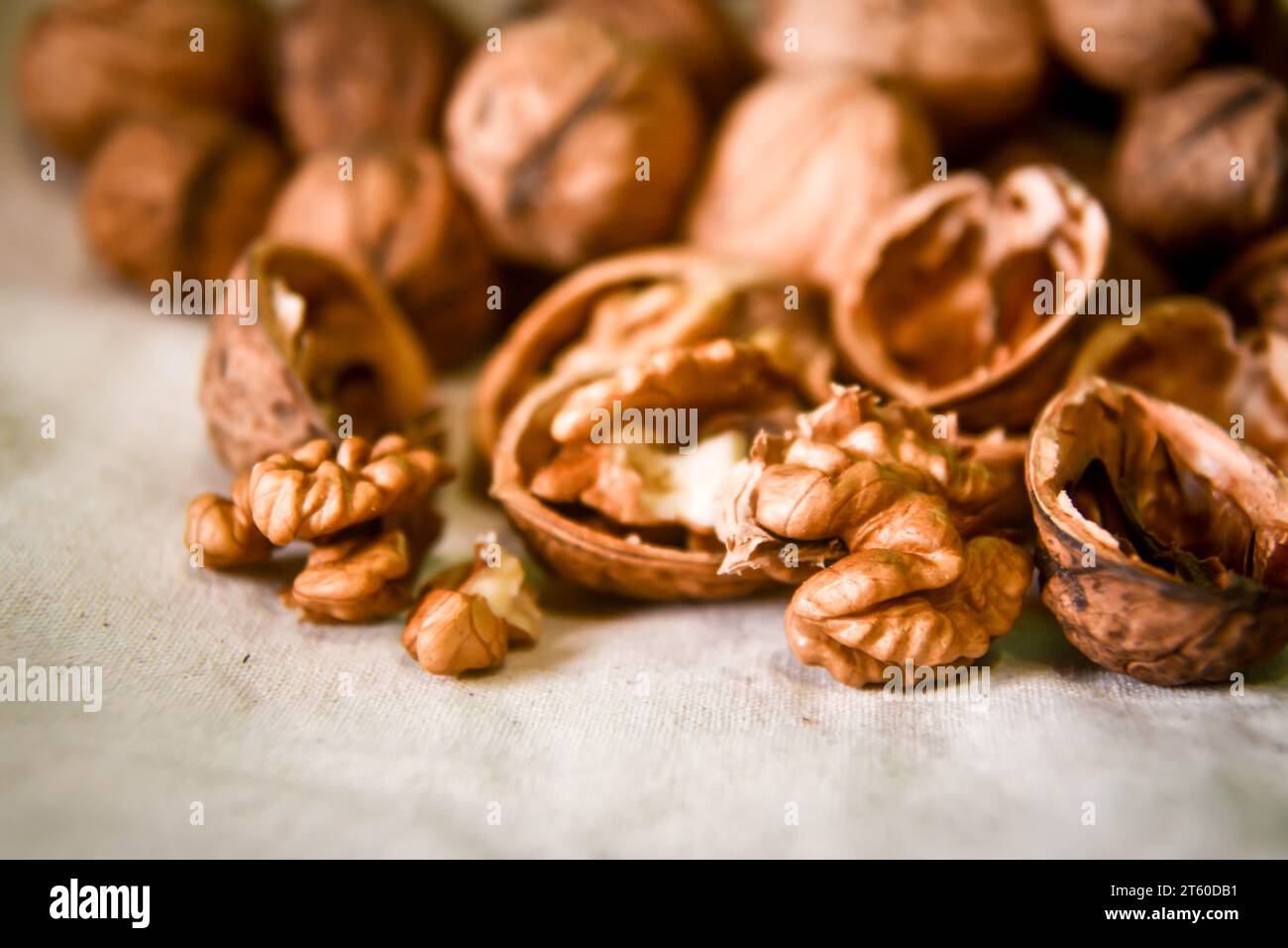 Walnuts peeled in shells hi-res stock photography and images - Alamy