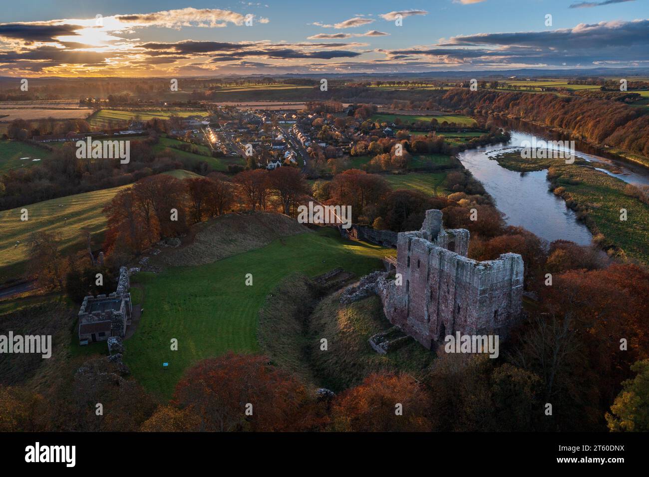 Norham Castle one of the most important of the Border castles was built ...