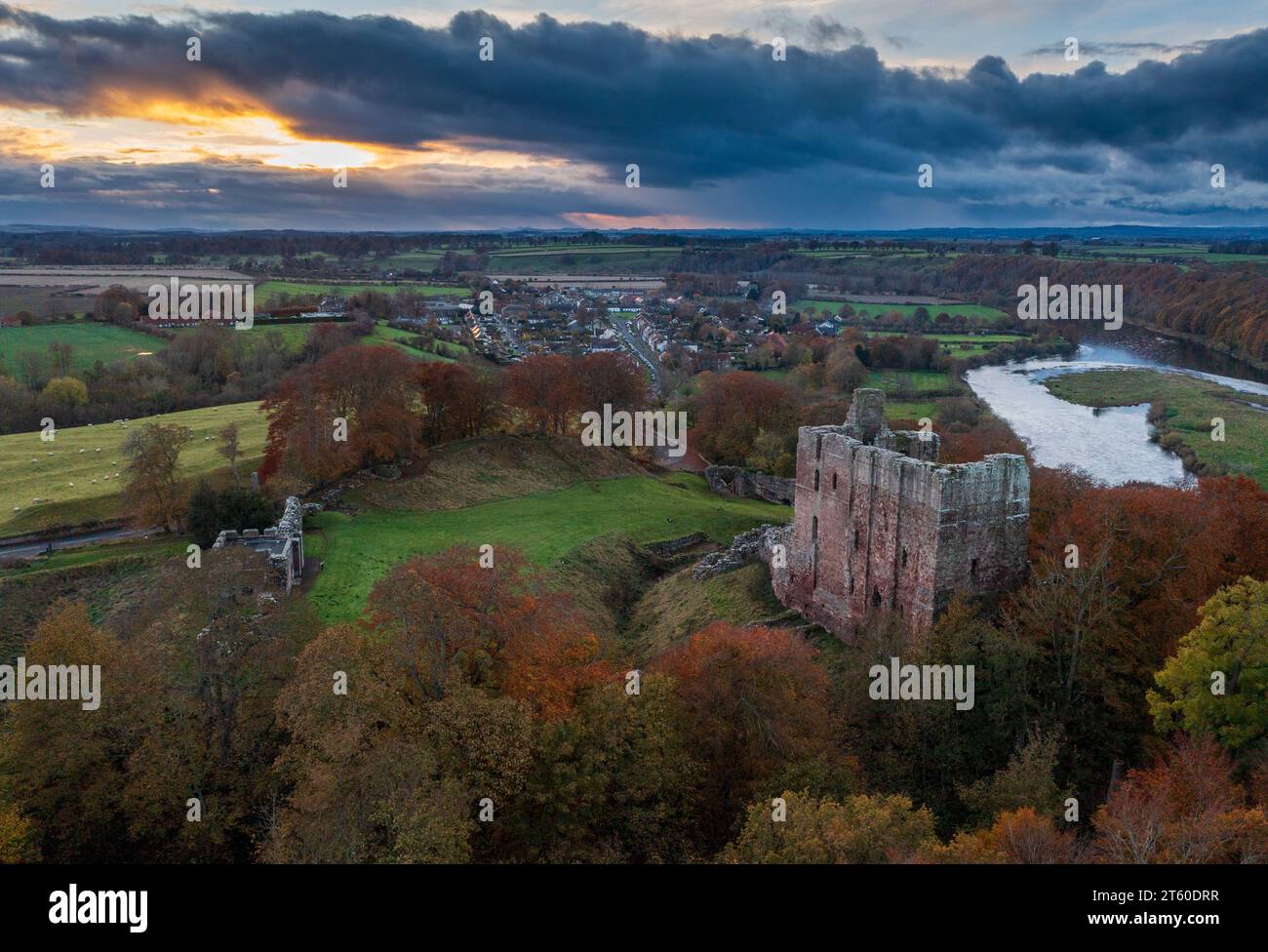 Norham Castle one of the most important of the Border castles was built ...