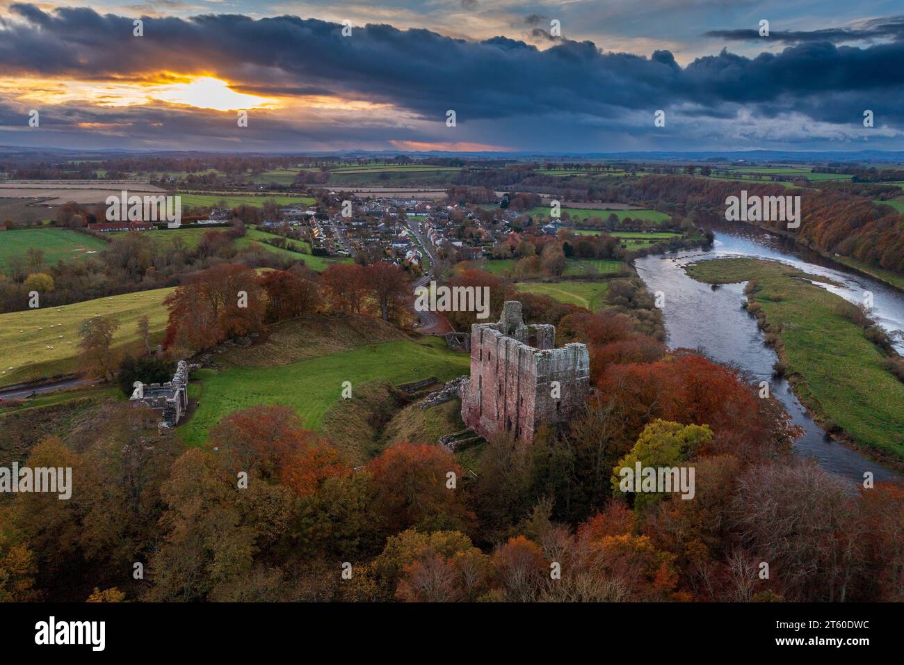 Norham Castle one of the most important of the Border castles was built ...