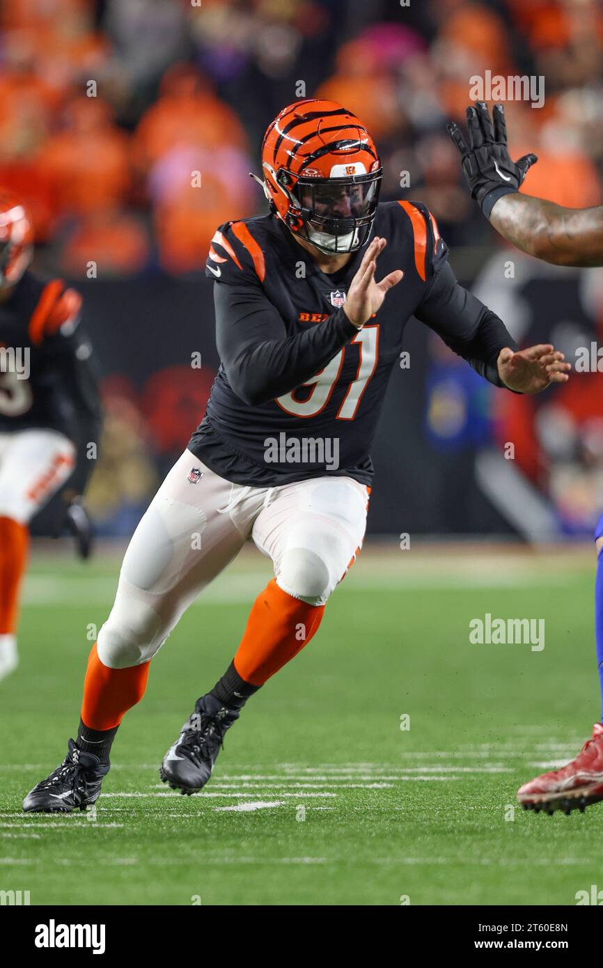 Cincinnati Bengals defensive end Trey Hendrickson (91) in action during ...