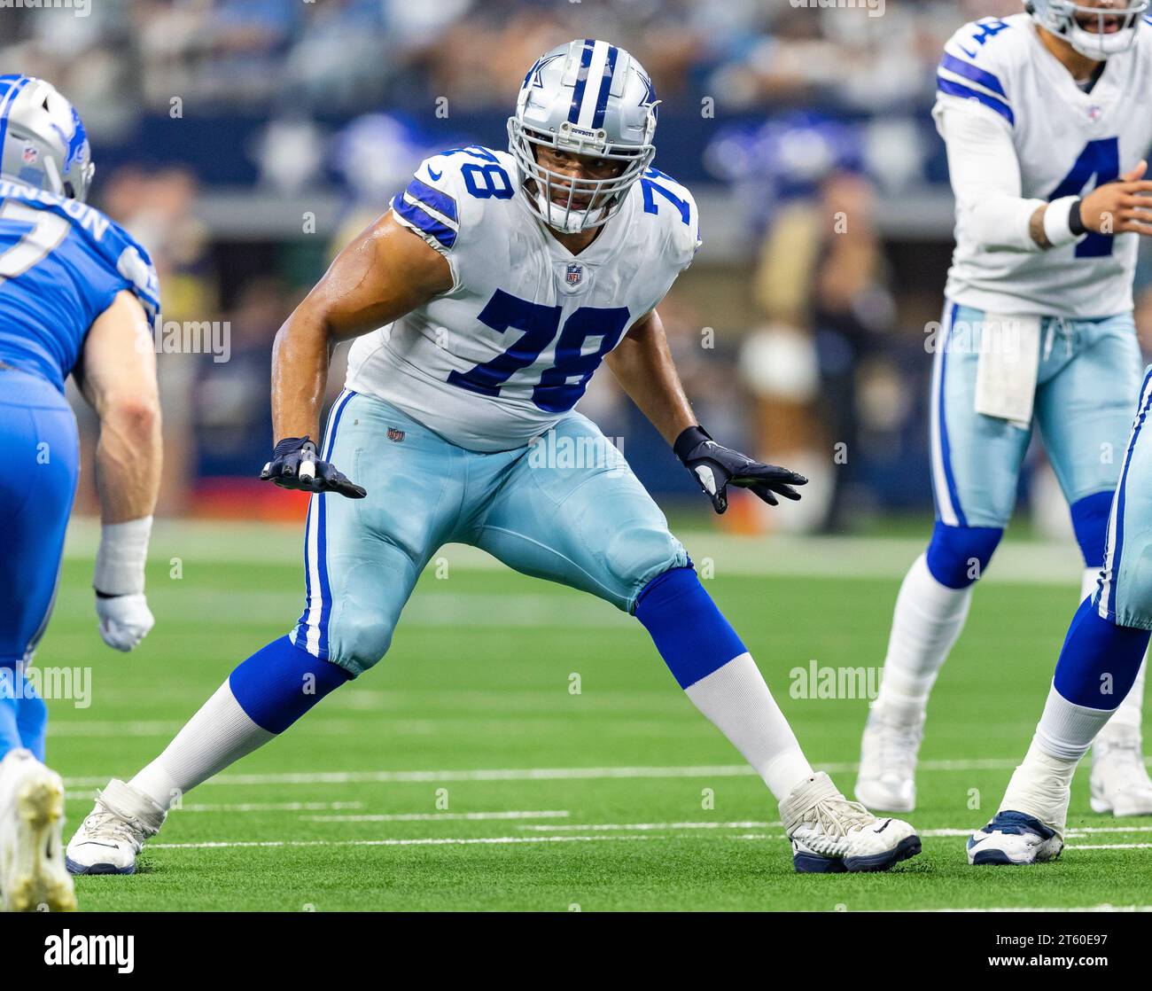 FILE - Dallas Cowboys offensive tackle Terence Steele (78) plays during ...