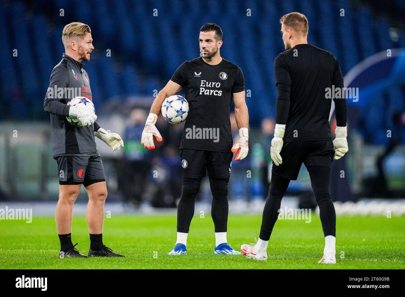 Rome, Italy. 07th Nov, 2023. Rome - Feyenoord goalkeeper trainer Jyri Nieminen, Feyenoord ...