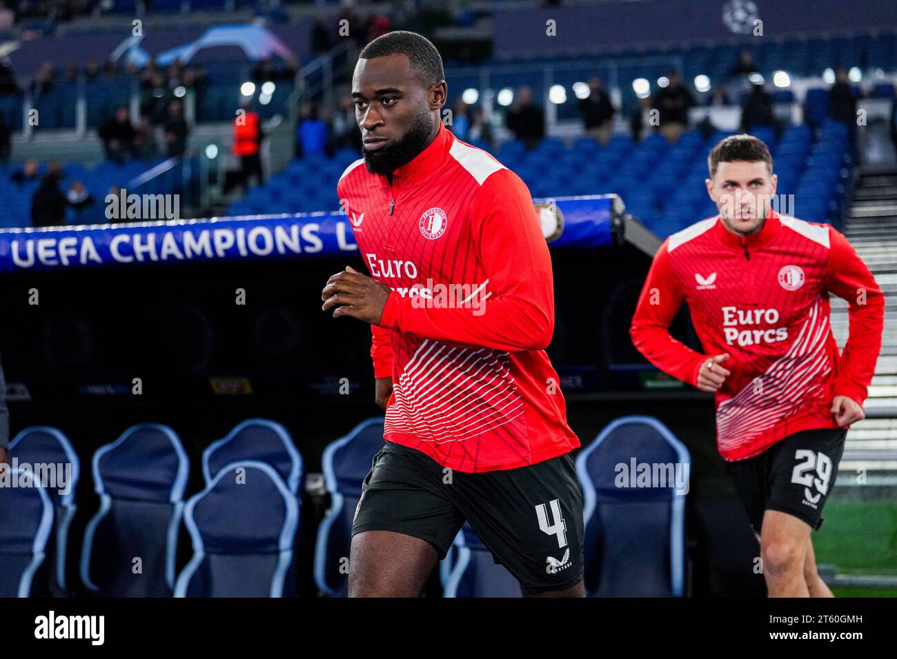 Rome, Italy. 07th Nov, 2023. Rome - Lutsharel Geertruida of Feyenoord during the 4th leg of the ...