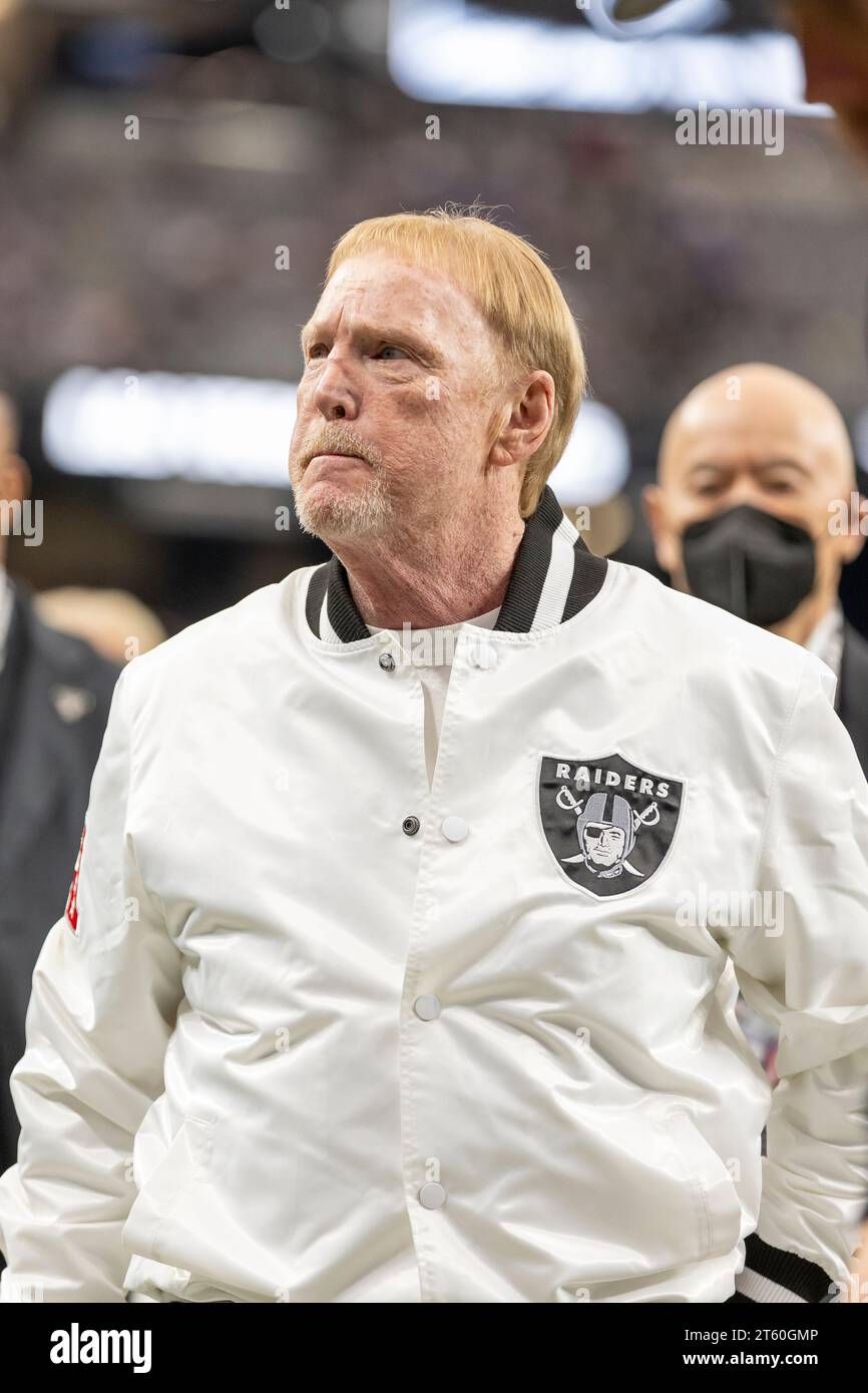 Las Vegas Raiders owner Mark Davis before the Raiders play against the ...