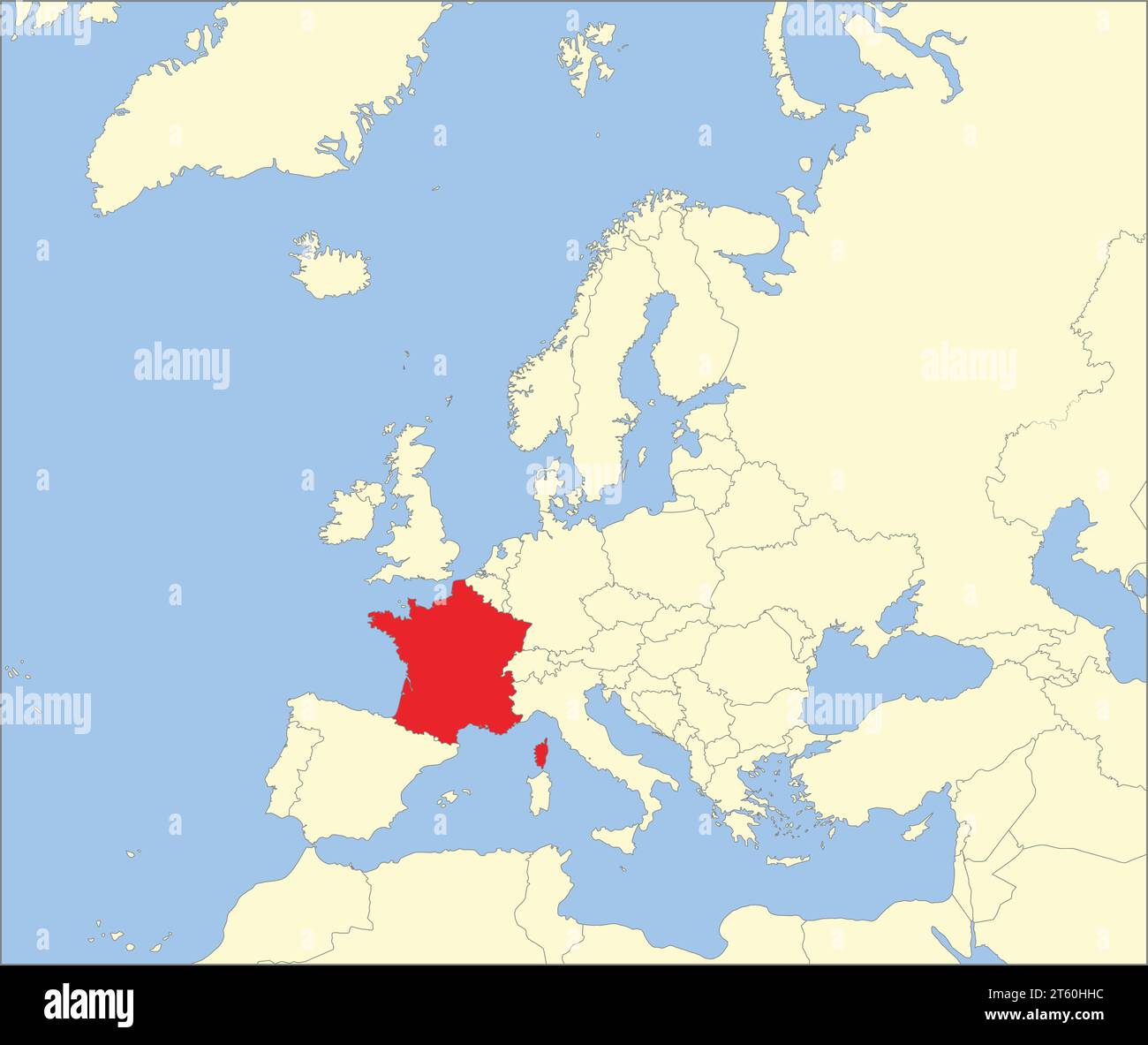 Location map of the REPUBLIC OF FRANCE, EUROPE Stock Vector Image & Art ...