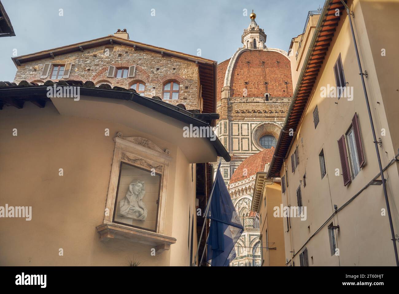 Brunelleschi's dome of the cathedral of Santa Maria del Fiore in ...