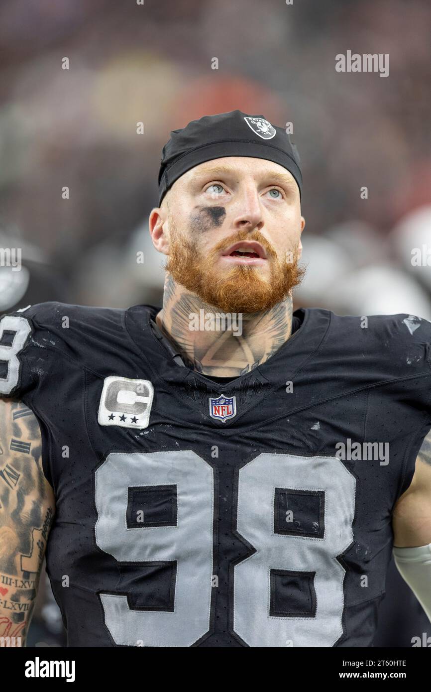 Las Vegas Raiders defensive end Maxx Crosby (98) against the New York ...