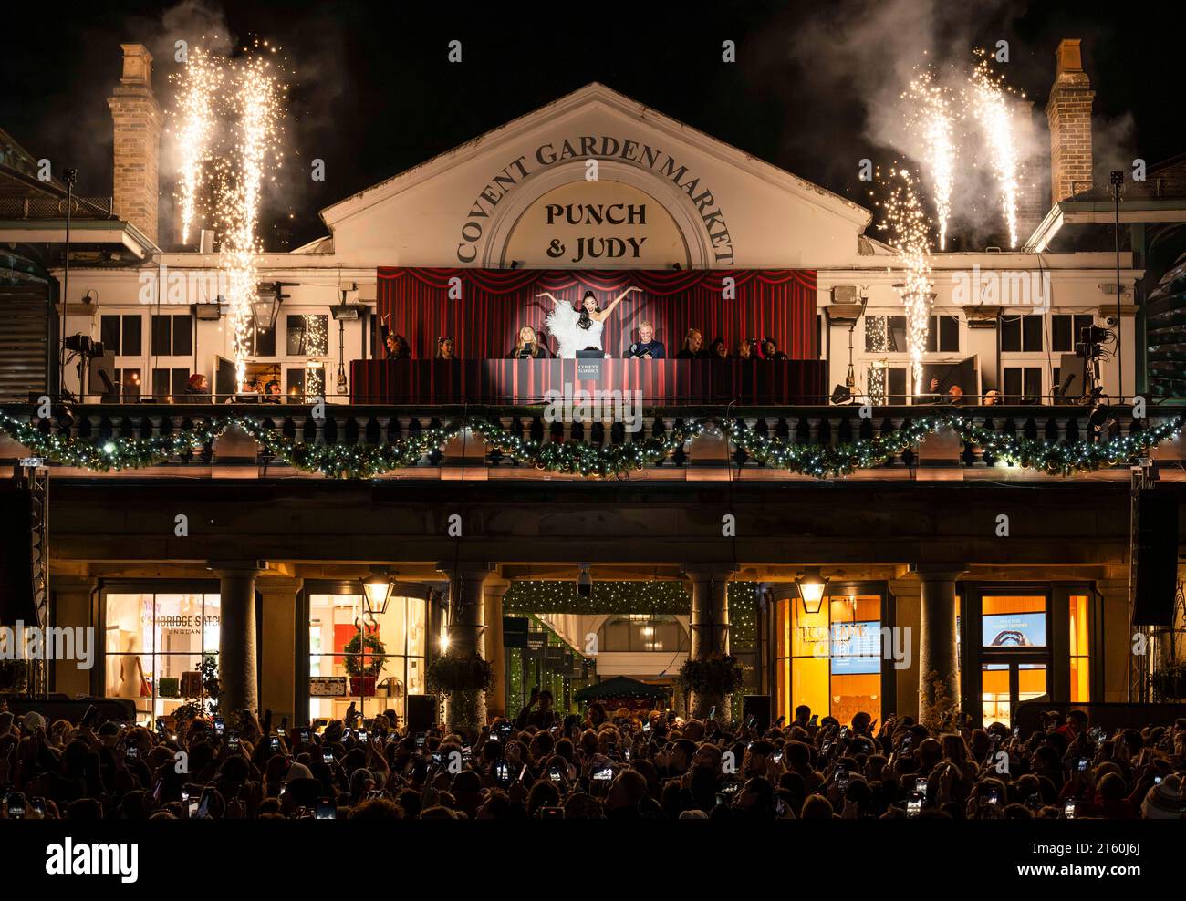 EDITORIAL USE ONLY Nicole Scherzinger switching on the Covent Garden ...